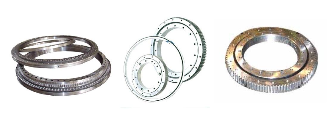 Small Diameter Four-point Contact Ball Geared Slewing Ring Turntable ...